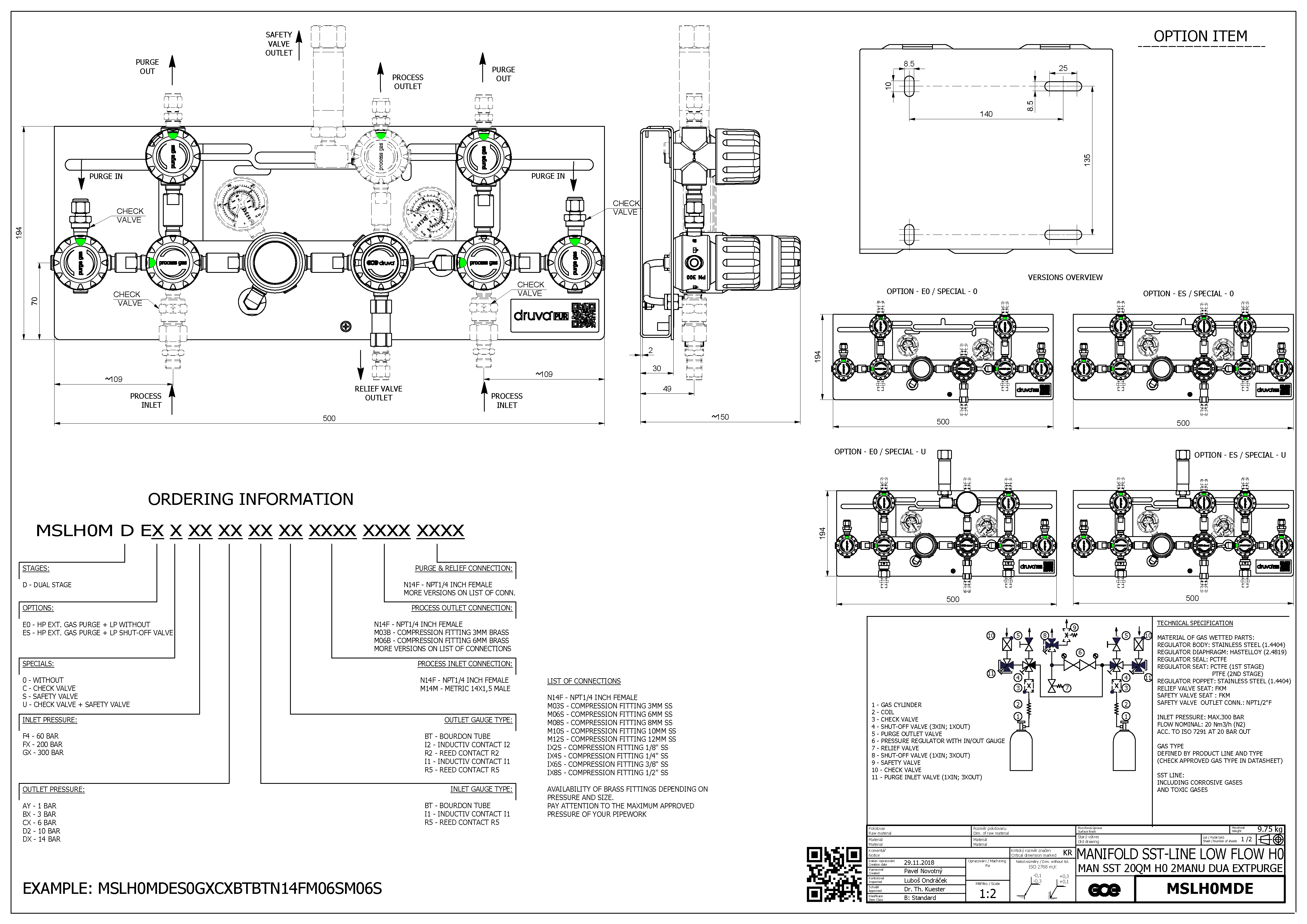 LOW FLOW RANGE - DUAL STAGE - EXTERNAL GAS PURGING SYSTEM from GCE ...
